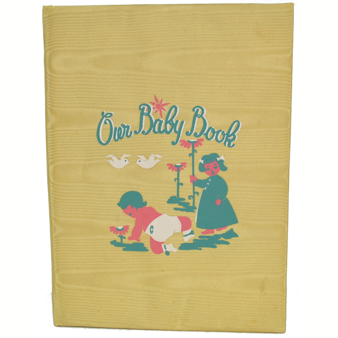 Our Baby Book Vintage 1950s Milestones and Firsts Designed by Marion R ...