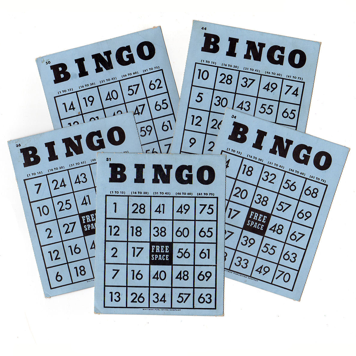 Vintage Bingo Cards